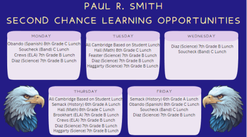 Events | Paul R. Smith Middle School